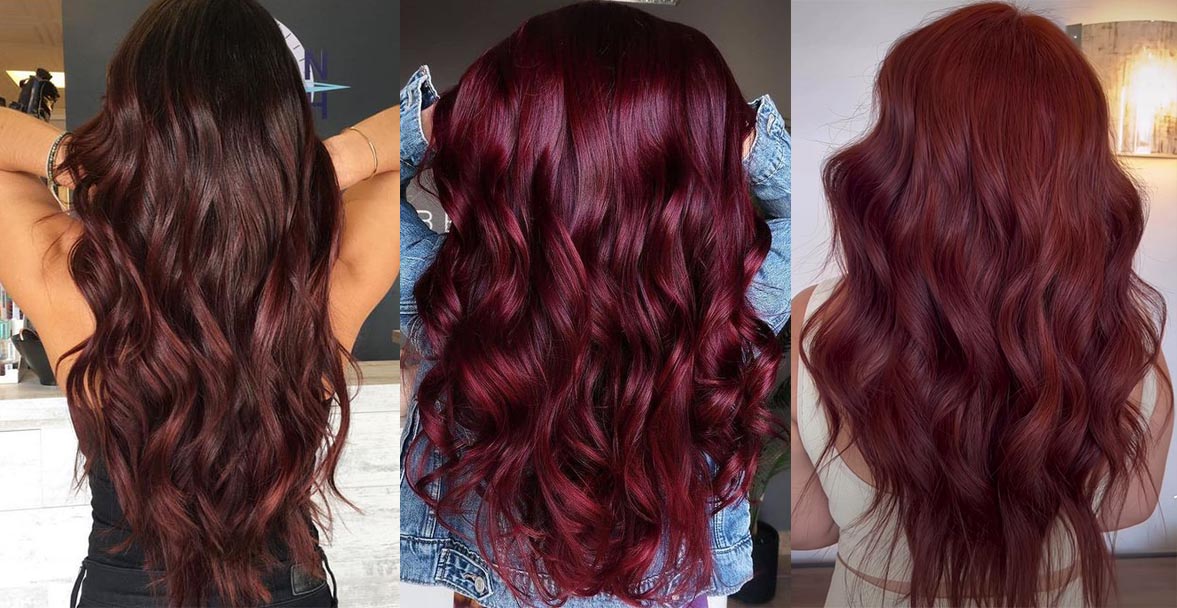 Mahogany VS Burgundy VS Maroon Hair Colors, What's The Difference ...