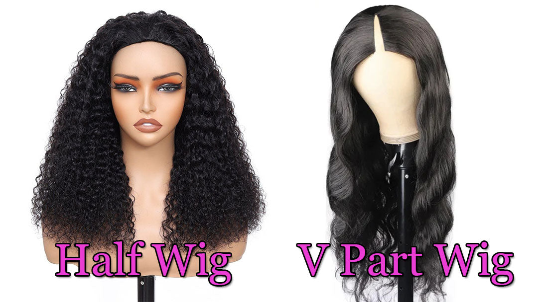 Half Wig VS V Part Wig, What's The Difference? – Cynosure Hair