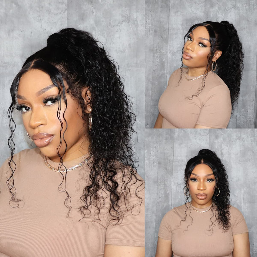 360 Glueless Lace Frontal Human Hair Wig With Hidden Strap – Cynosure Hair