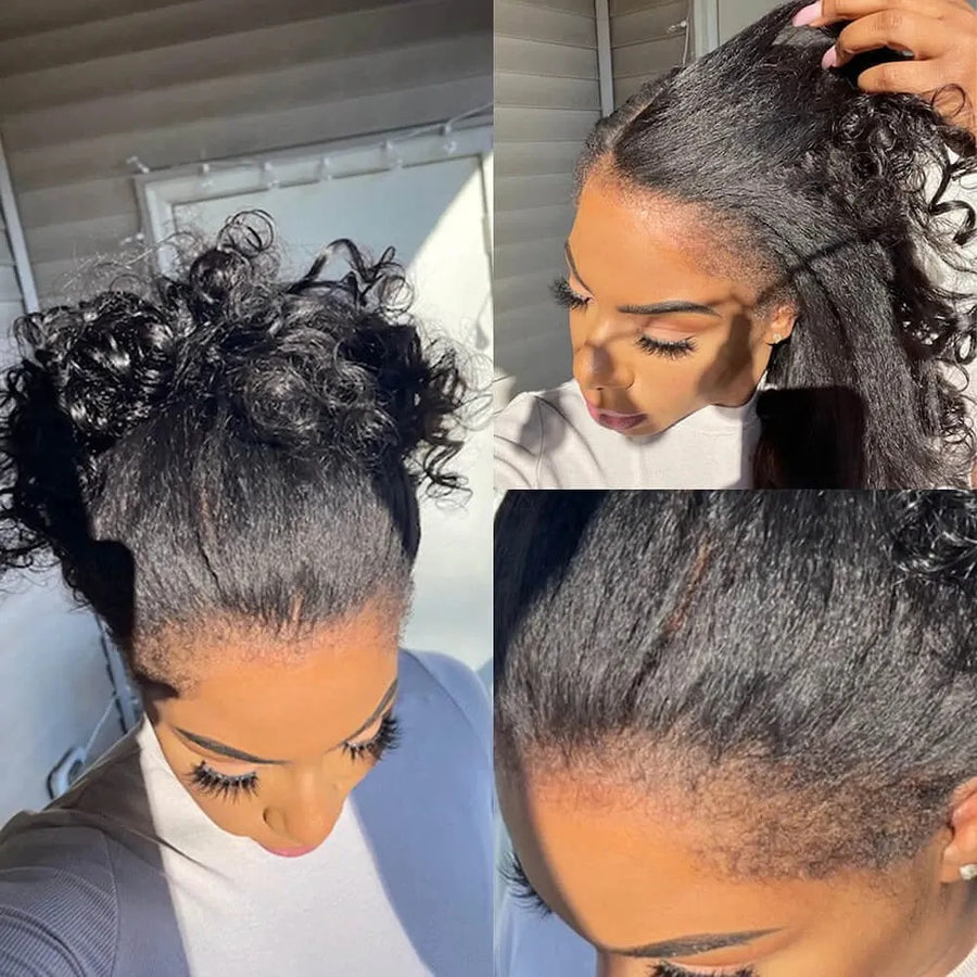 4C Edges Hairline Wigs | Afro Curly Baby Hairline Wig – Cynosure Hair